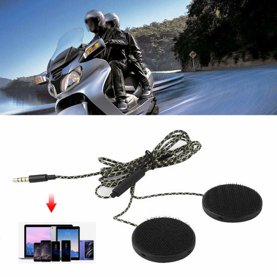 GetUSCart- Qiilu Motorcycle Helmet Headset Headphone Speakers Support ...