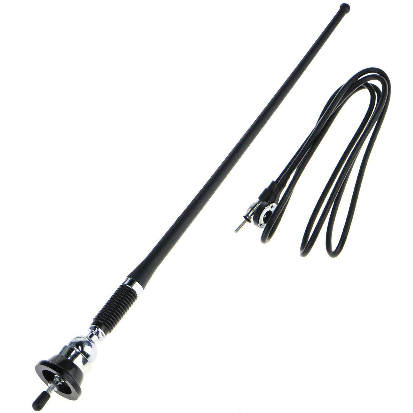 GetUSCart- NC 16.9 Inch Car FM AM Radio Antenna, Flexible Mast Radio ...