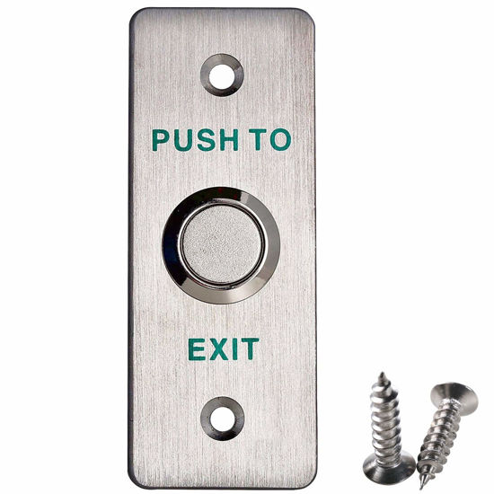 GetUSCart- UHPPOTE Momentary Push to Exit Button Switch NO/COM Output ...