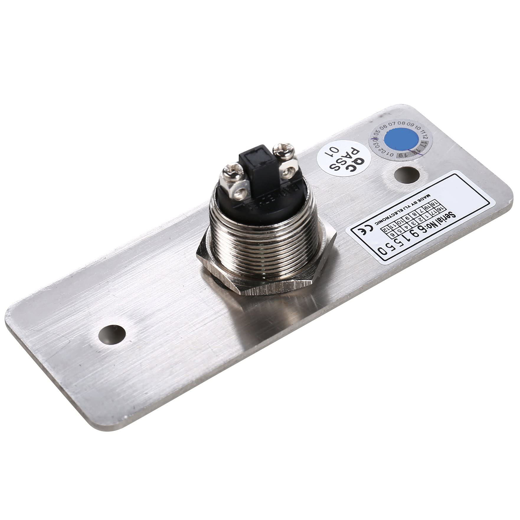 GetUSCart- UHPPOTE Momentary Push to Exit Button Switch NO/COM Output Stainless Steel Panel for ...