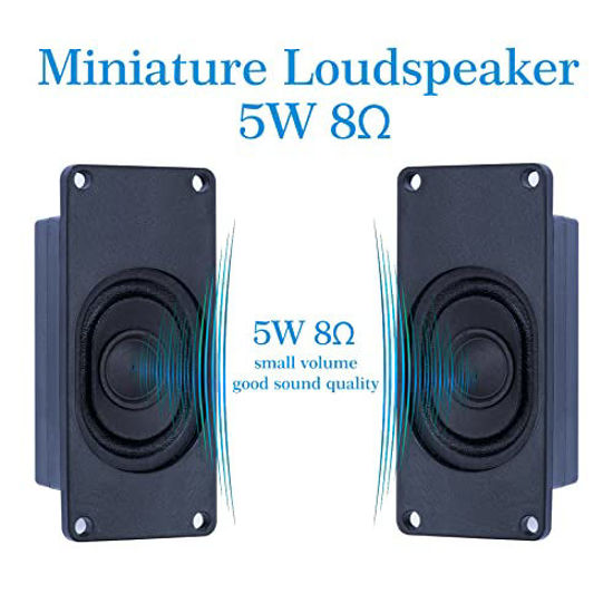 GetUSCart- CQRobot Miniature Loudspeaker 5 Watt 8 Ohm Passive Enclosed ...