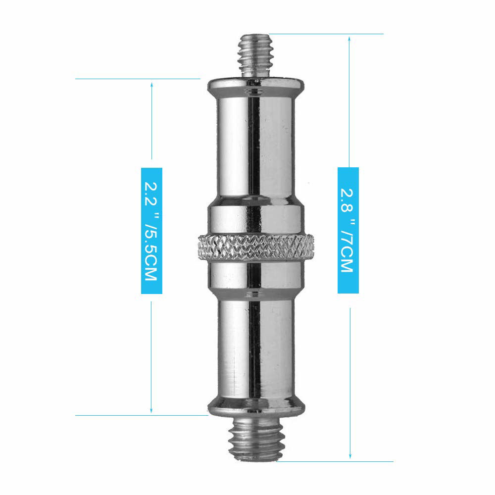 GetUSCart- 2 Pieces Standard 1/4 to 3/8 inch Metal Male Convertor ...