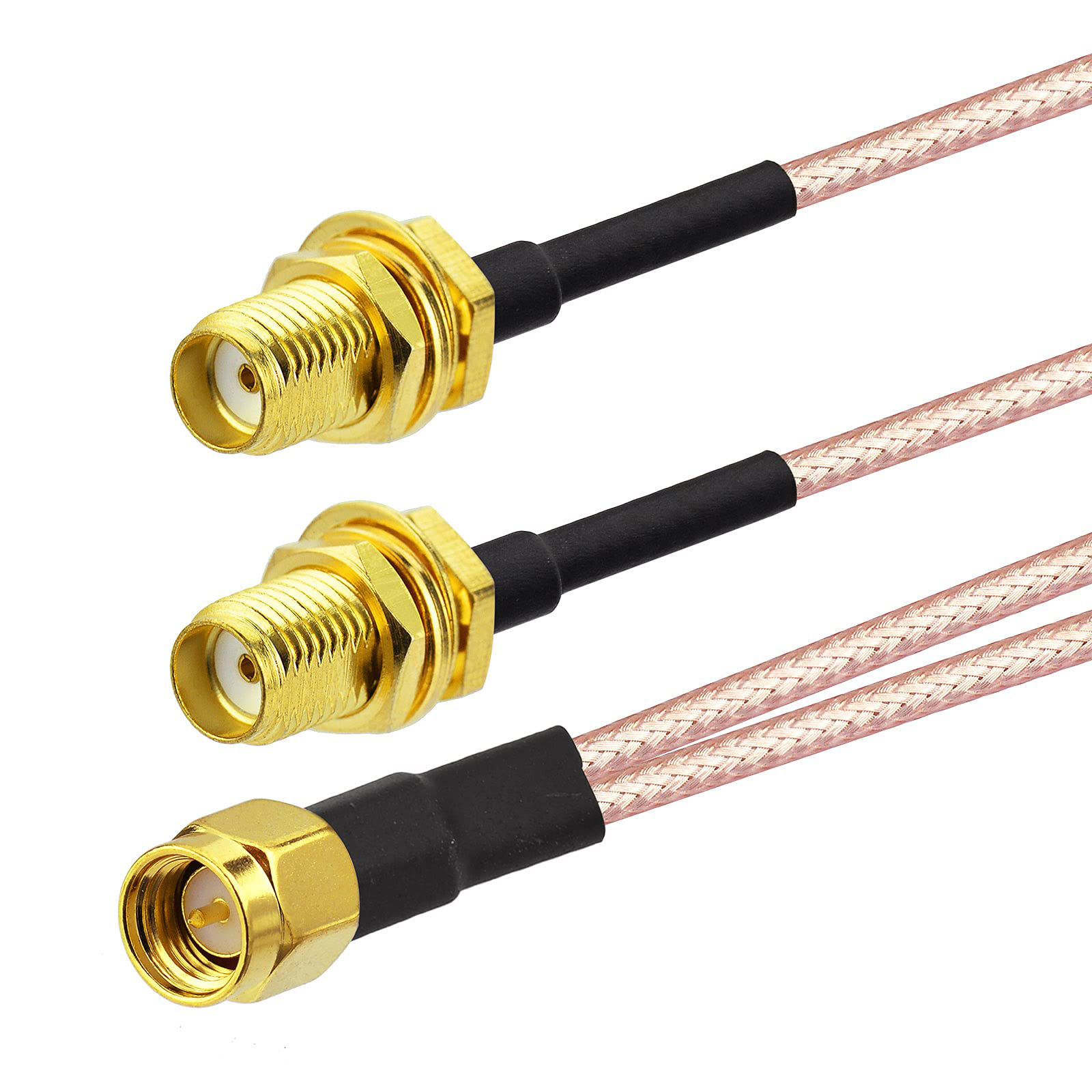 GetUSCart- Superbat SMA Splitter Cable SMA Male to Dual SMA Female ...