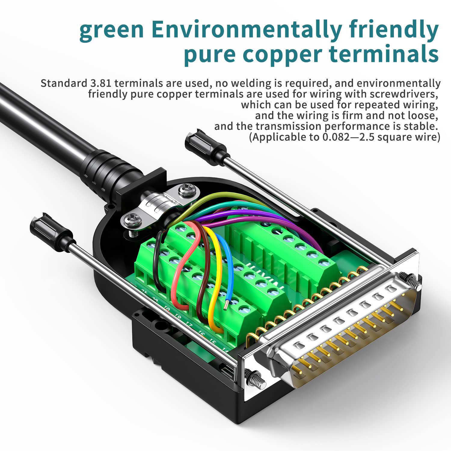 GetUSCart- JUXINICE No Soldering Needed DB25 Serial Adapters D-SUB 25 ...