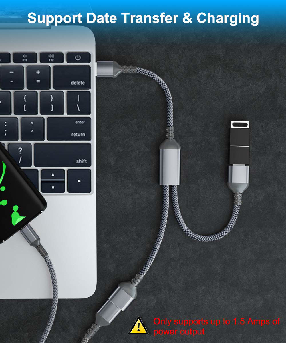 GetUSCart- Itramax USB Splitter Y Cable 1FT (2-Pack),USB A 1 Male to 2 ...