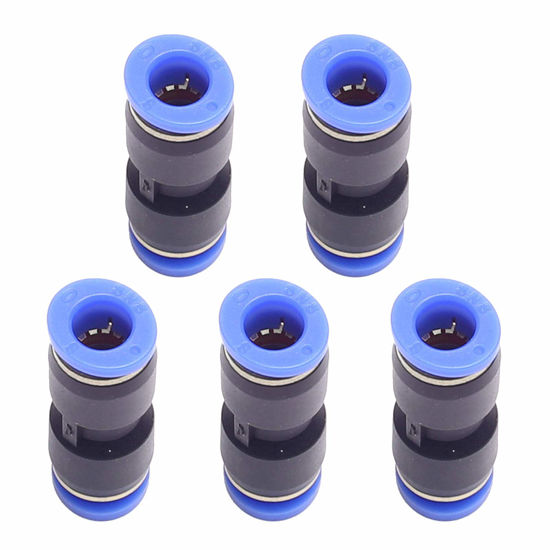 GetUSCart- DEVMO 5PCS 6mm to 6mm Tube Air Pneumatic Push in Straight ...