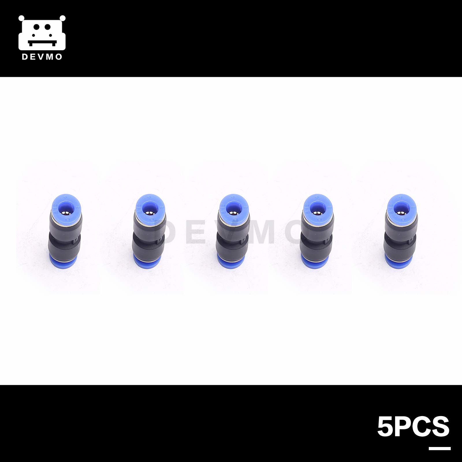 GetUSCart- DEVMO 5PCS 6mm to 6mm Tube Air Pneumatic Push in Straight ...