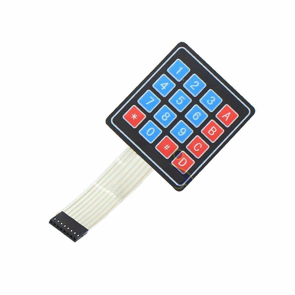 GetUSCart- DEVMO 2PCS 4 x 4 Matrix Array 16 Key Membrane Switch Keypad Keyboard Compatible with ...