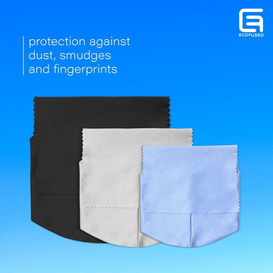 GetUSCart- Eco-Fused Camera Lens Pouches - Microfiber Lens Cloth Bag ...