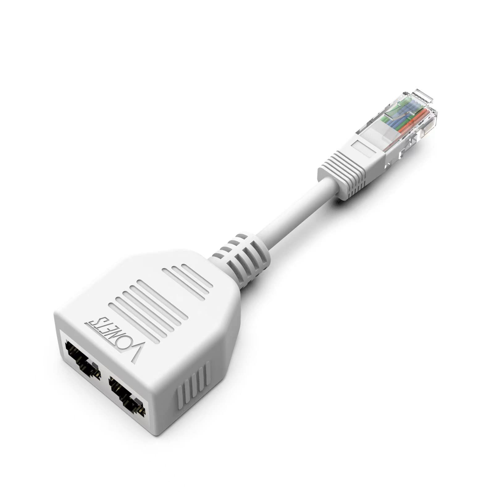 GetUSCart- VONETS Ethernet Splitter, WiFi RJ45 1 Male to 2 Female LAN ...