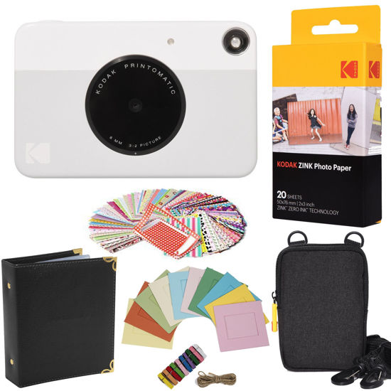 GetUSCart- Kodak Printomatic Instant Camera (Grey) Gift Bundle + Zink ...