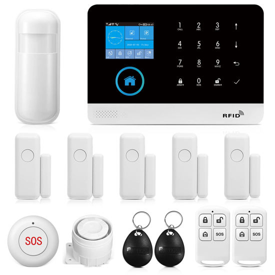 GetUSCart- Wireless WiFi Smart Home Security DIY Alarm System with ...