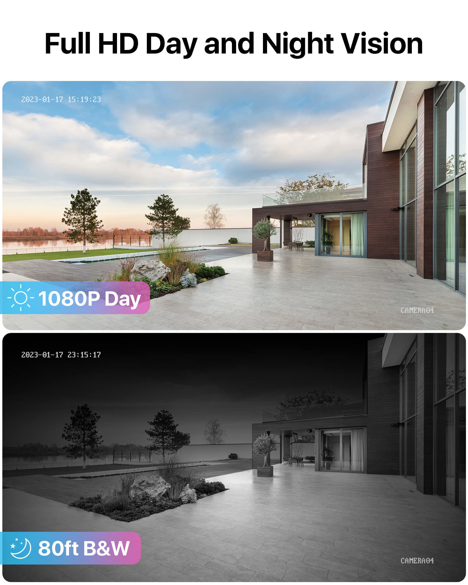 GetUSCart- ZOSI 5MP Lite Home Security Cameras System Indoor Outdoor H ...