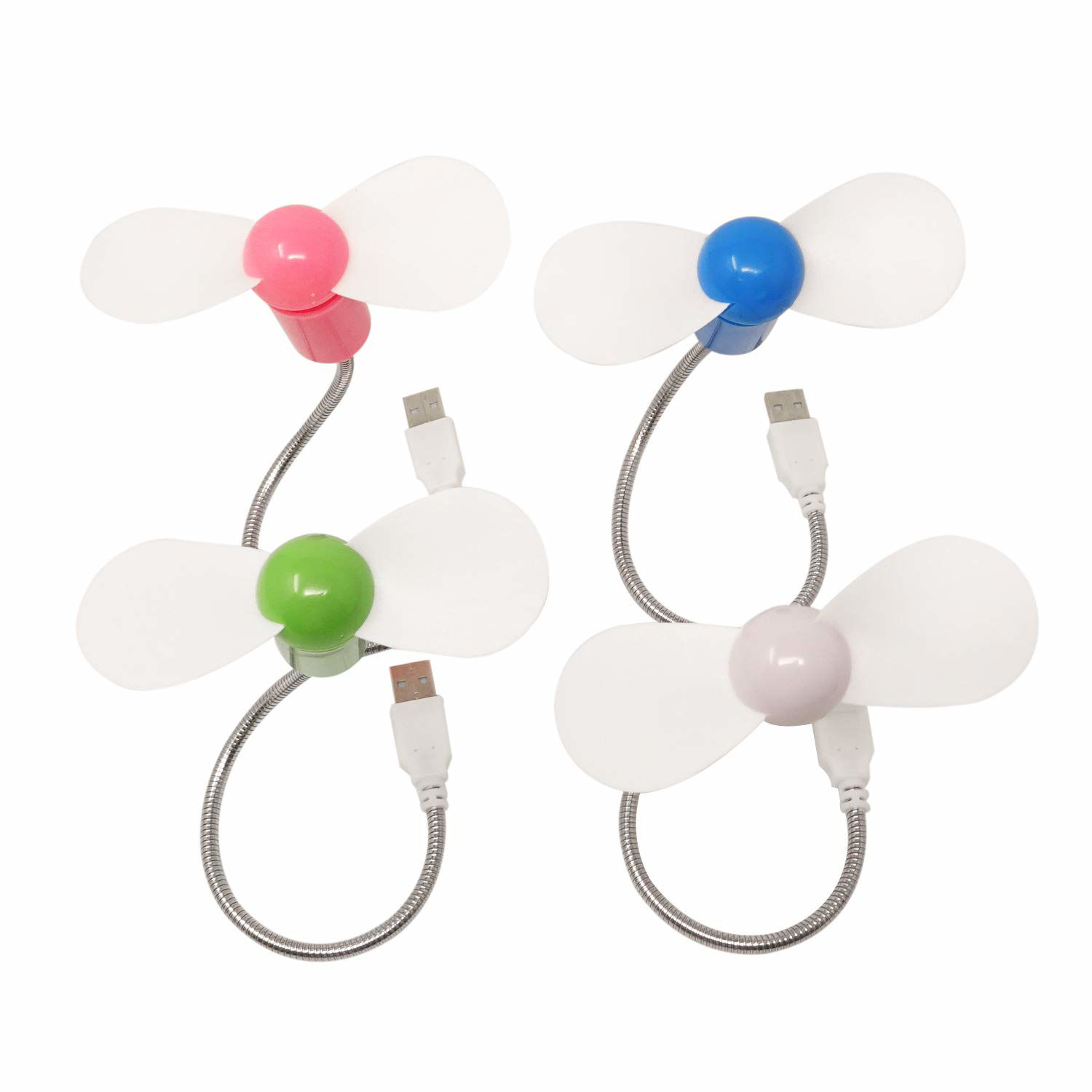 GetUSCart- Honbay 4PCS Mini Mobile Portable USB-Powered Cooling Fan ...