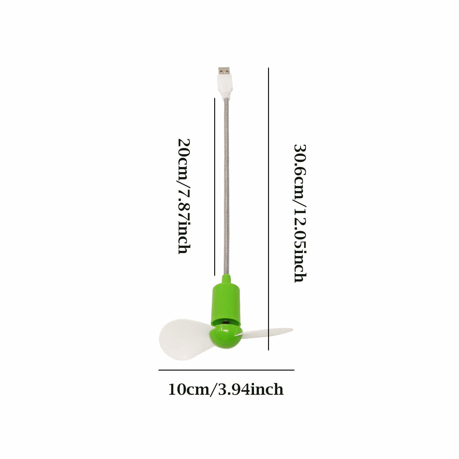 GetUSCart- Honbay 4PCS Mini Mobile Portable USB-Powered Cooling Fan ...