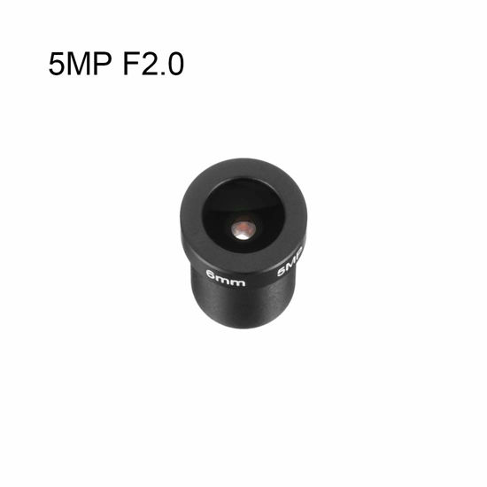 GetUSCart- uxcell 6mm 5MP F2.0 FPV CCTV Camera Lens Wide Angle for CCD ...