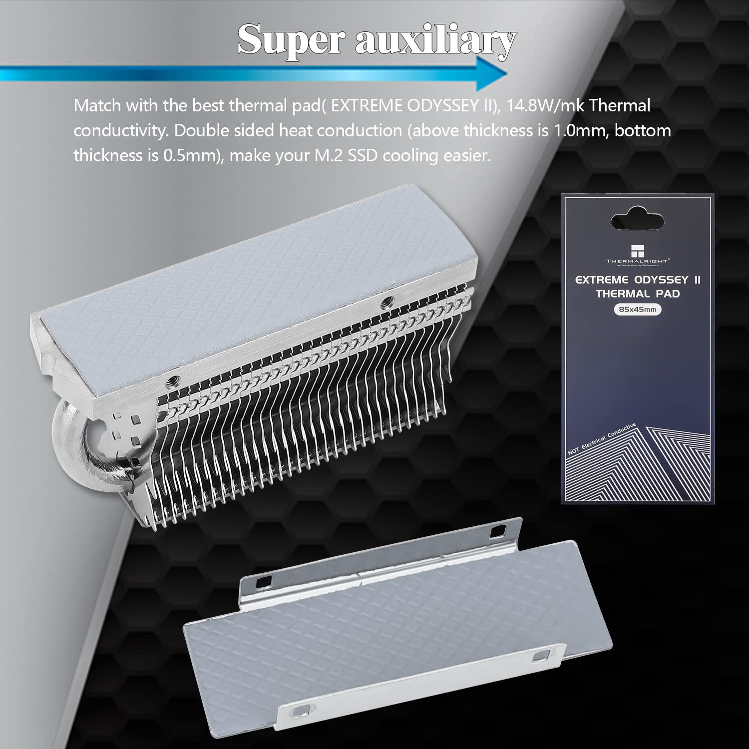 GetUSCart- Thermalright HR-09 2280 SSD Heatsink, Contains a Heat Pipe ...