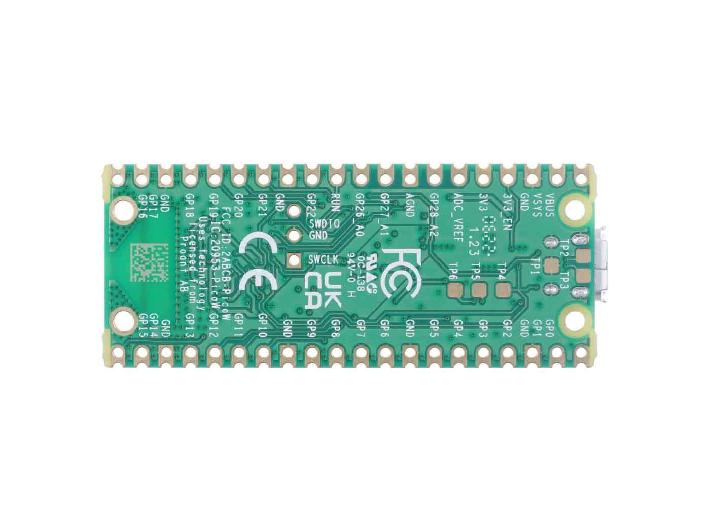 GetUSCart- Raspberry Pi Pico W - Raspberry Pi RP2040 chip, Wi-Fi ...