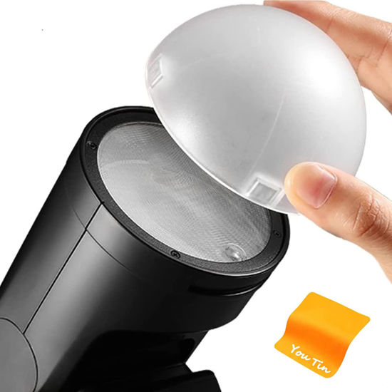 GetUSCart- Godox AK-R11 Dome Diffuser for Godox V1 Flash Series Camera ...