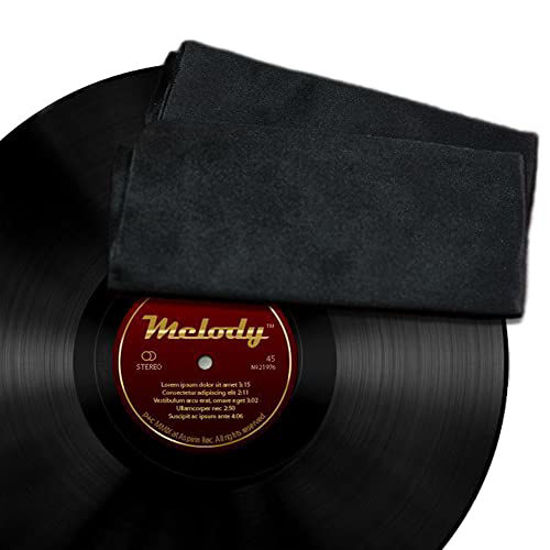 GetUSCart- Record Cleaning Cloth 5 Pack 15''x15'' Big Size Anti-Static ...