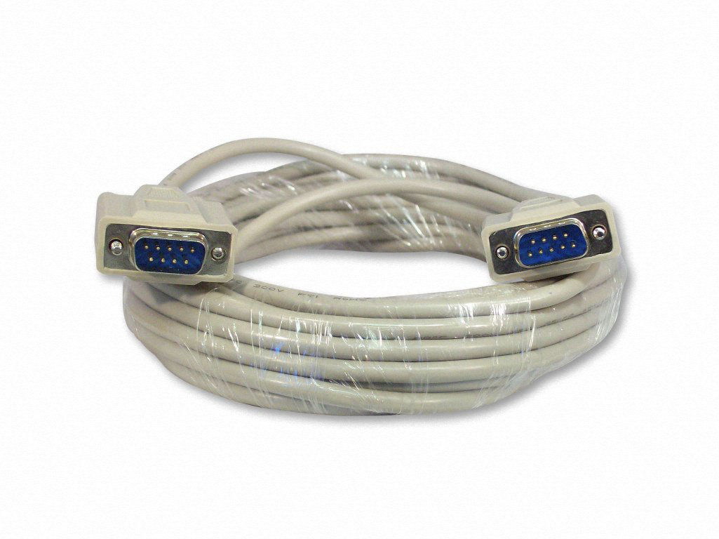 GetUSCart- Your Cable Store 25 Foot DB9 9-Pin Serial Cable Male/Male RS232