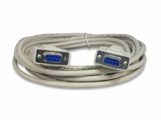 GetUSCart- Your Cable Store 25 Foot DB9 9 Pin Serial Port Cable Female/Female RS232