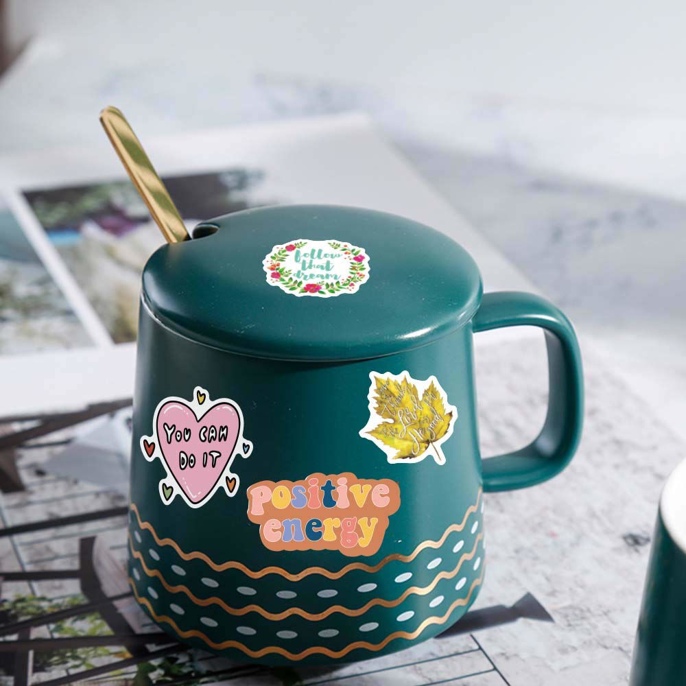 GetUSCart- 200pcs Inspirational Stickers Pack, Motivational Stickers ...