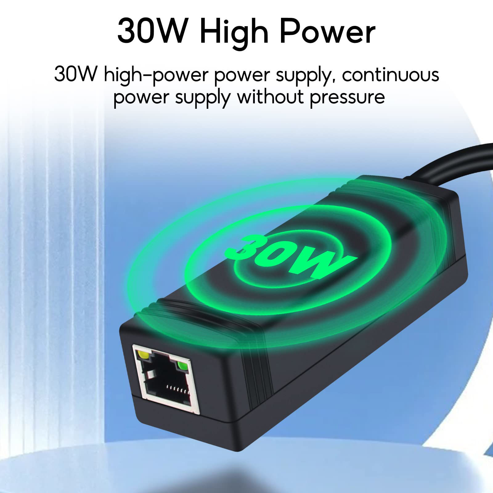 GetUSCart- 【Upgrade】 SODOLA 30W PoE Splittler, 12V 2.5A Output,IEEE 802 ...