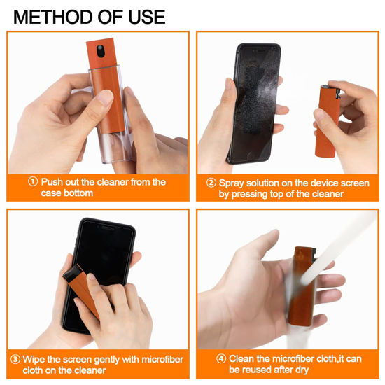 GetUSCart- Screen Cleaner Touchscreen Mist Spray, walrfid Cleaning Kit ...
