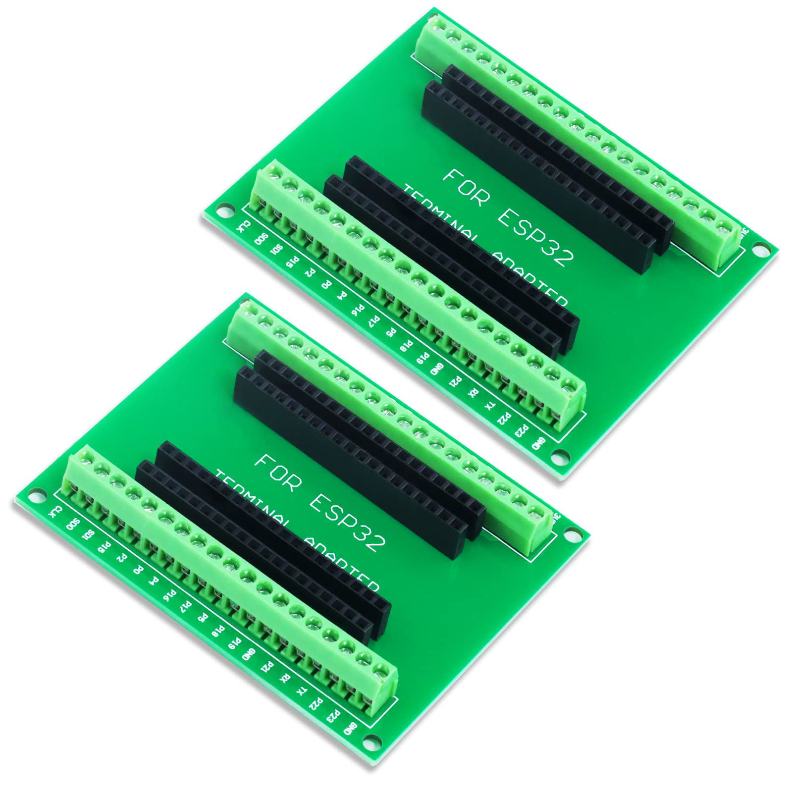 GetUSCart- KeeYees 2pcs ESP32 Breakout Board GPIO 1 into 2 for 38PIN No ...
