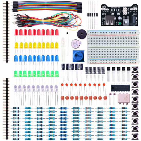 GetUSCart- ELEGOO Electronic Fun Kit Bundle with Breadboard Cable ...