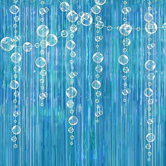 GetUSCart- Ocean Blue Under The Sea Party Decoration Tinsel Foil Fringe ...