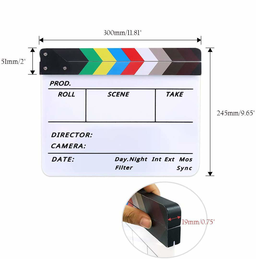 GetUSCart- Lynkaye Movie Film Video Clapboard irector's Cut Action ...