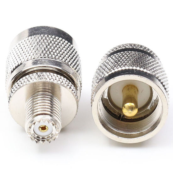 GetUSCart- ANHAN UHF Male to Mini UHF Female Connectors PL259 Coax Connector Mini uhf to so239 ...