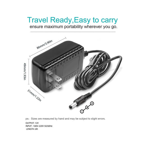 GetUSCart- 12v AC DC Power Supply Cord Adapter Compatible for TP-Link ...