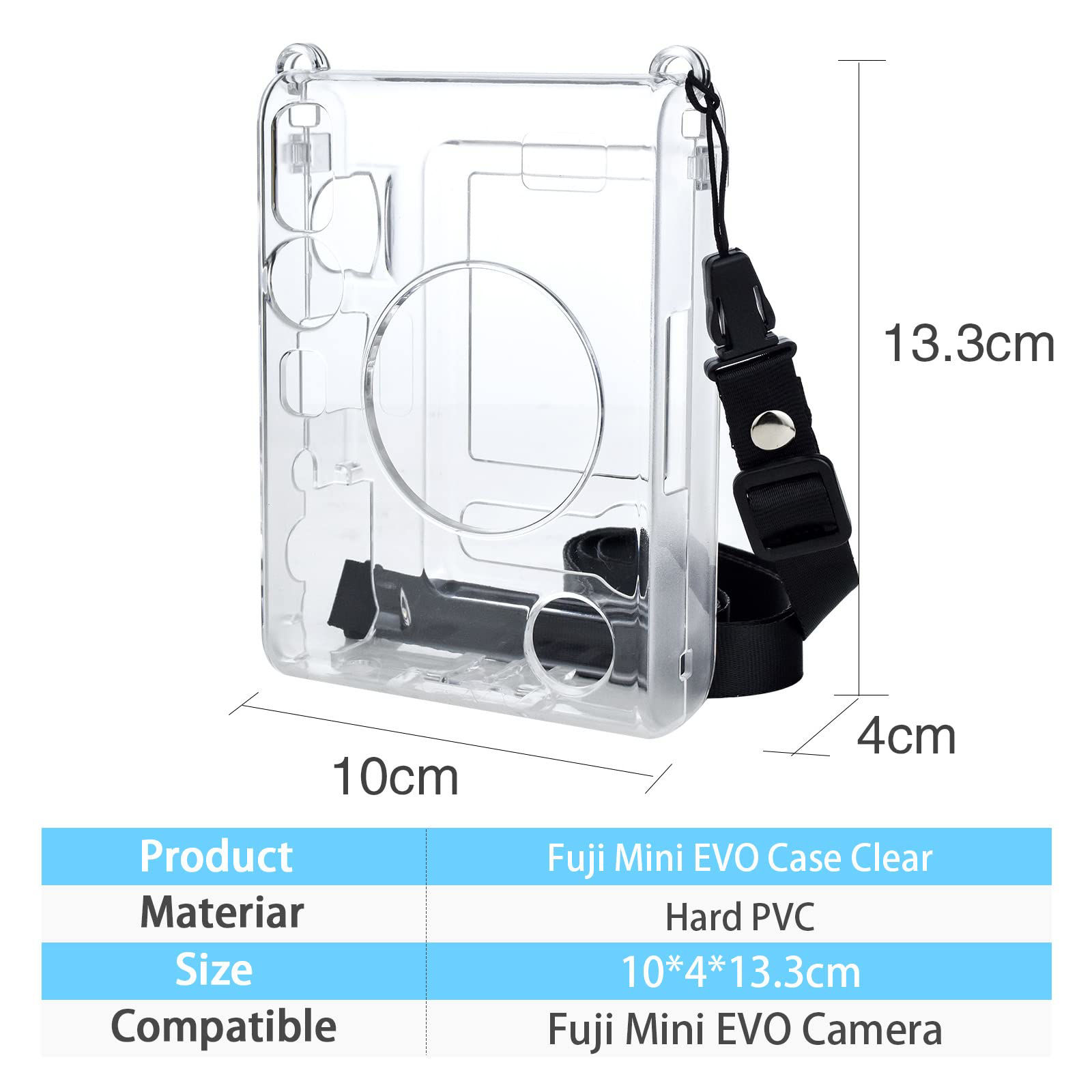 GetUSCart- MUZIRI KINOKOO Clear Camera Case for Fujifilm Instax Mini ...