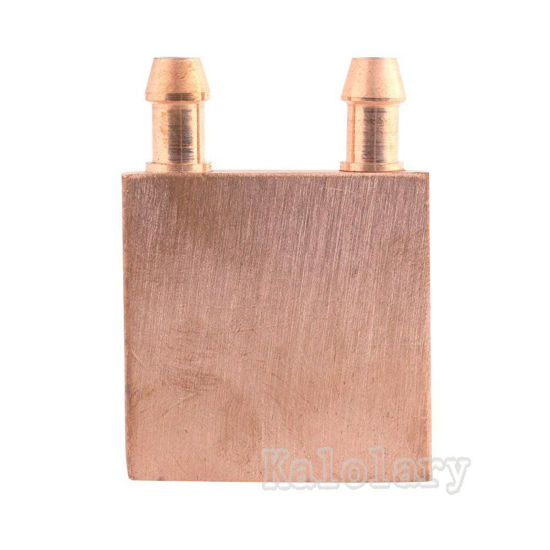 GetUSCart- Pure Copper Water Cooling Block 40x40mm for Liquid Water ...
