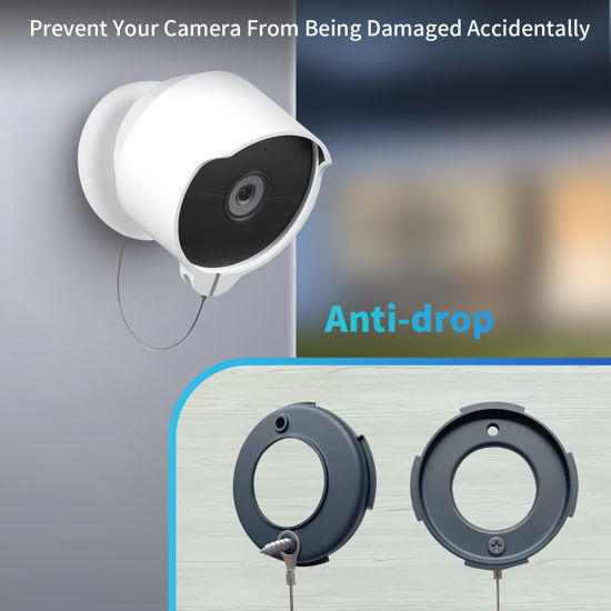 GetUSCart- Anti-Theft Mount for Google Nest Cam(Battery), Anti-Drop ...