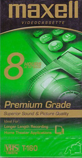 GetUSCart- MAXELL T-160 PREMIUM GRADE VIDEOCASSETTE
