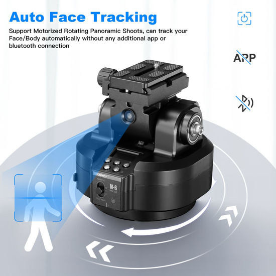 GetUSCart- Soonpho M6 Auto Face Tracking Motorized Rotating Panoramic ...
