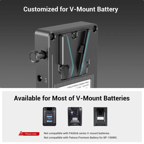 GetUSCart- SmallRig V Mount Battery Adapter Plate, Power Supply ...