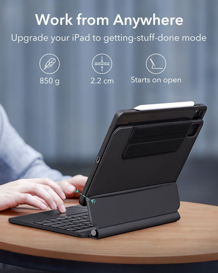 GetUSCart- ESR Magnetic Keyboard Case, iPad Keyboard Case for iPad Pro ...