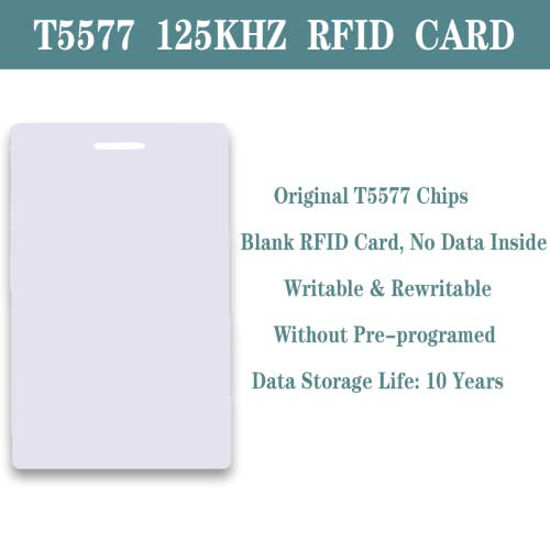 GetUSCart- 12 PCS T5577 Thick Smart Cards, Contactless 125khz RFID ...