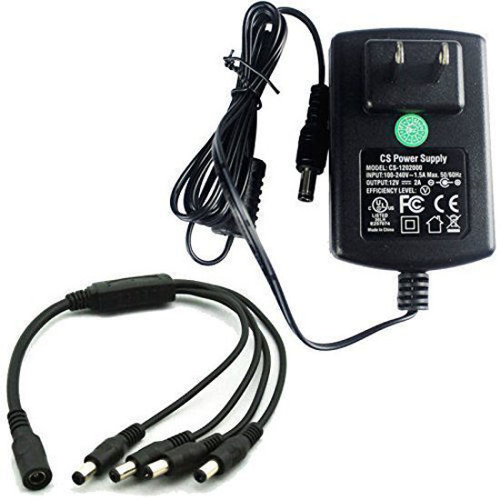 GetUSCart- [UL Listed FCC] AC 100-240V to DC 12V 2A Power Supply ...