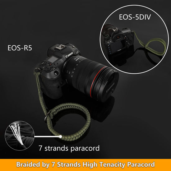 GetUSCart- SUNYA Camera Wrist Strap,Paracord Camera Hand Sling, Quick ...