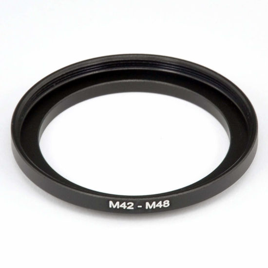 GetUSCart- Metal M42 to M48 Male to Female 42mm to 48mm M42-M48 Step-Up Coupling Ring Adapter ...