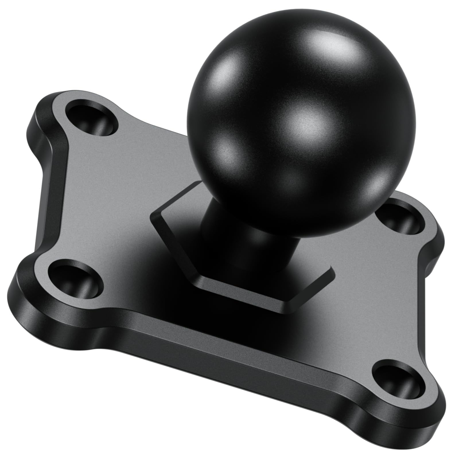 GetUSCart- BRCOVAN 1'' Ball Mount Base with Aluminum Alloy 4-Hole AMPS ...