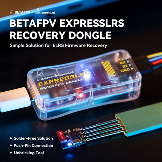 GetUSCart- BETAFPV ELRS Recovery Dongle Chipset CP2102 FTDI USB to TTL Serial Converter Adapter ...