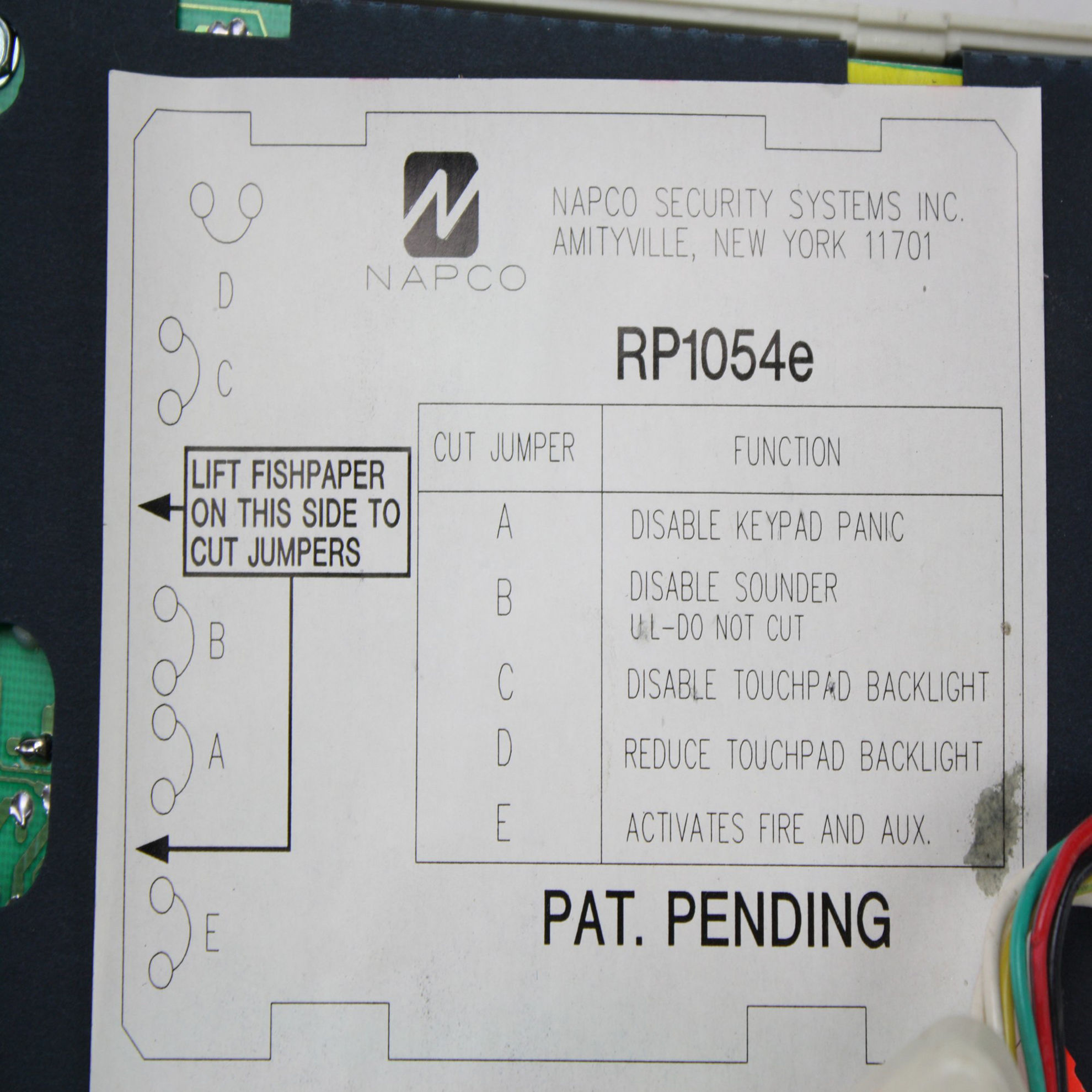GetUSCart- Napco RP1054E Backlit Digital Display Keypad