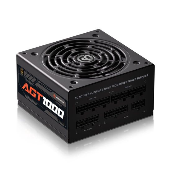 GetUSCart- ARESGAME AGT Series 1000W Power Supply, 80+ Gold Certified ...